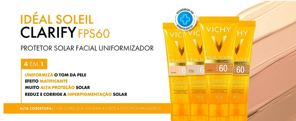 Saiba como passar protetor solar com cor